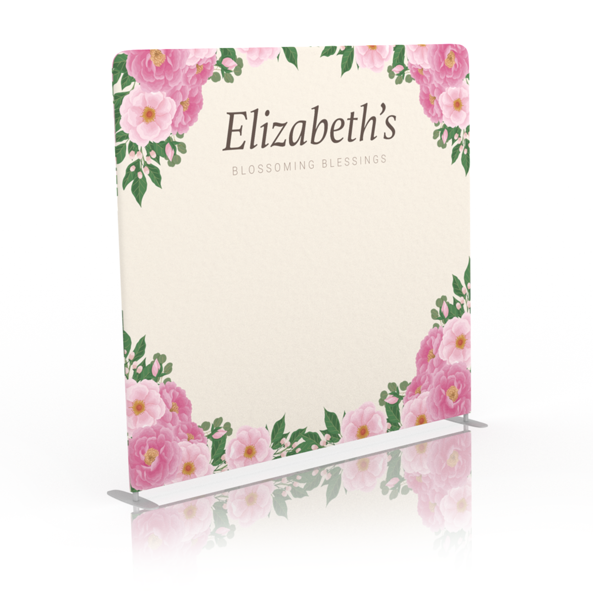 Blossoming Blessing Baby Shower Backdrop | backdrop.com