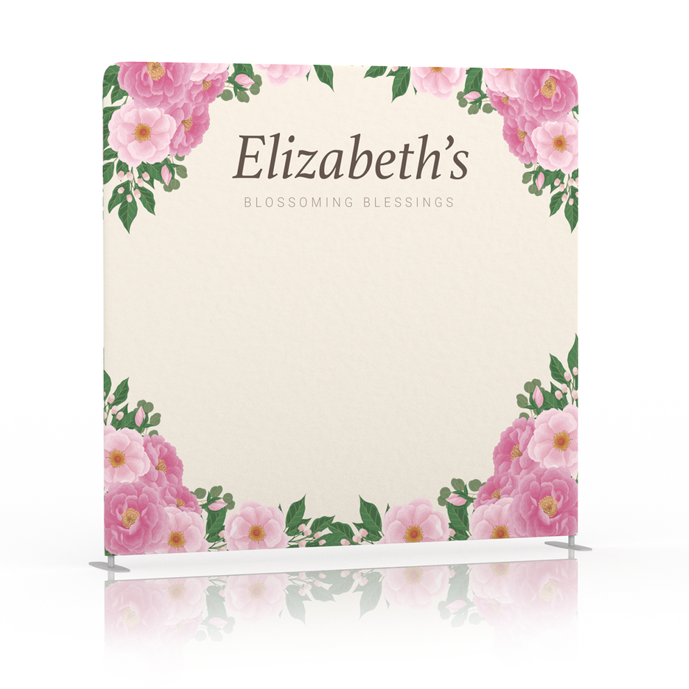 Blossoming Blessing Baby Shower Backdrop | backdrop.com