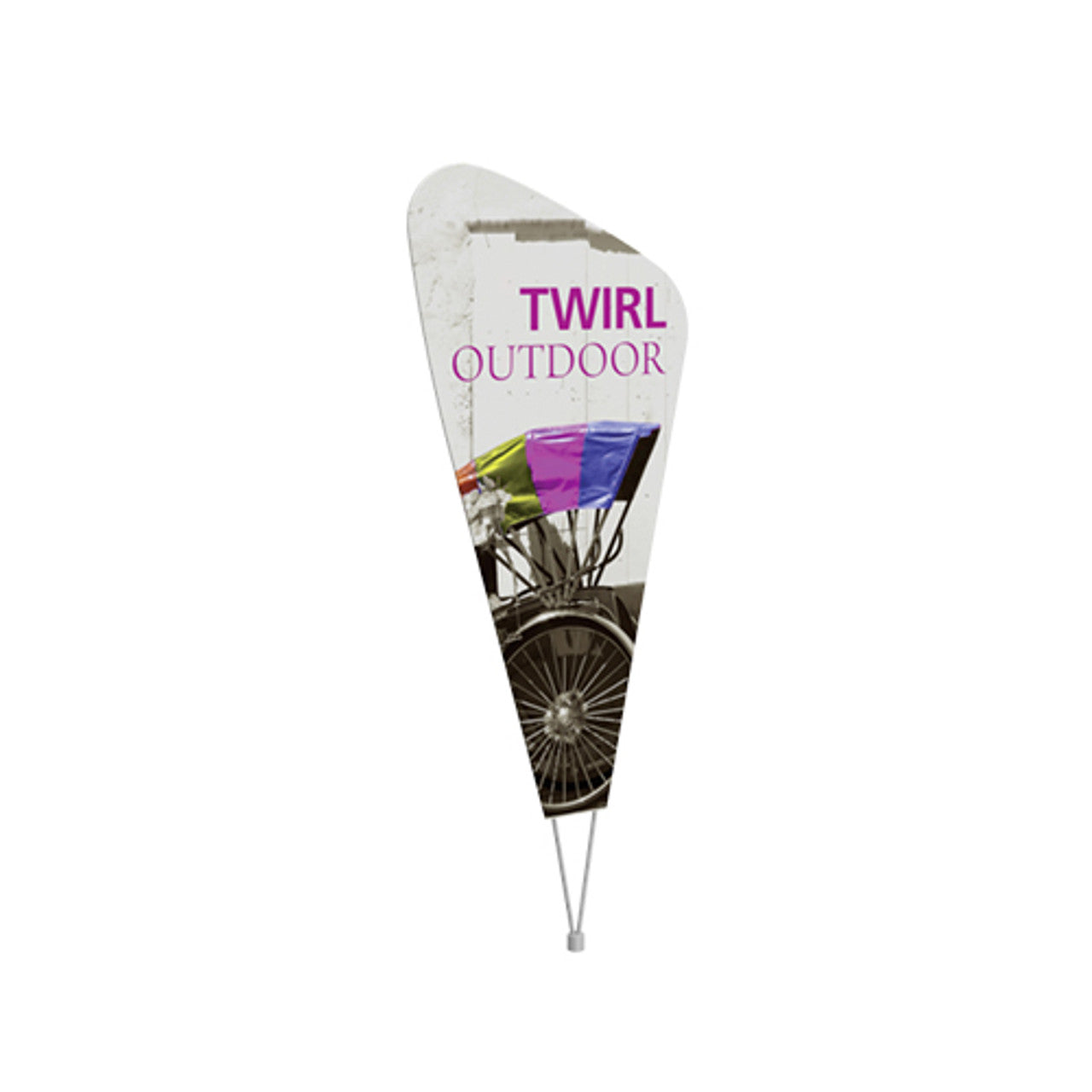 Twirl Outdoor Sign